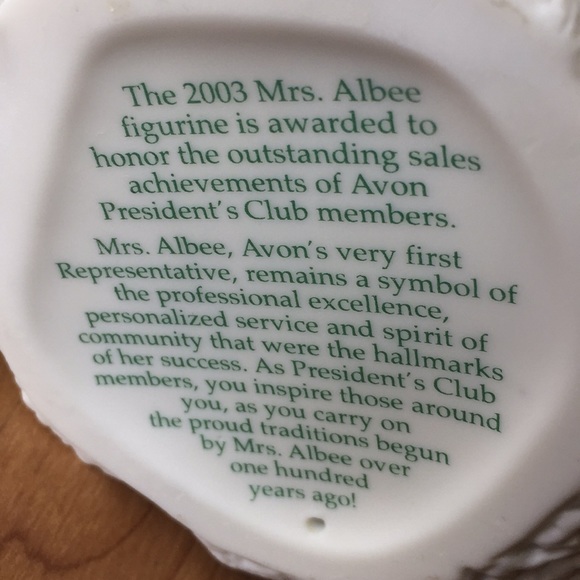 Avon | Accents | Vintage Avon 203 Mrs Albee Award | Poshmark